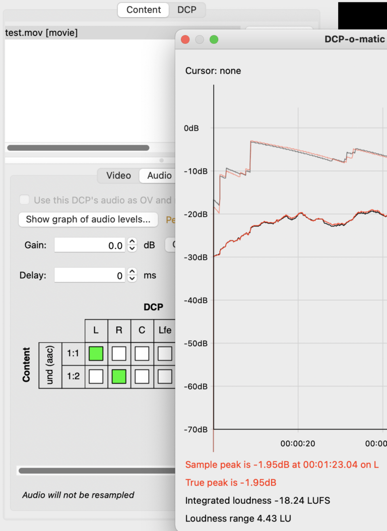 Converting a video to a DCP in DCP-o-matic